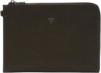 Guess pochette Milano Clutch Brown Shitake brun
