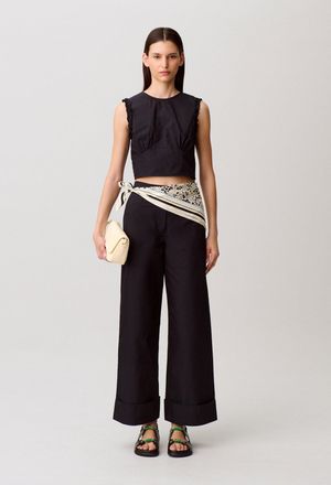 Claudie Pierlot Kurzes Top mit Volants