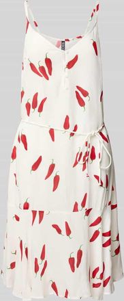 Pieces Ausgestelltes Minikleid mit verstellbaren Spaghettitr&auml;gern Modell NYA