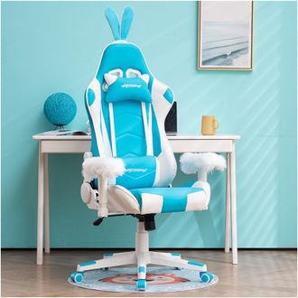 Generic Ergonomischer B&uuml;rostuhl, niedlicher Hasen-Schreibtischstuhl, 155&deg; verstellbare R&uuml;ckenlehne, Gaming-Stuhl mit h&ouml;henverstellbarem Design, ergonomischer 