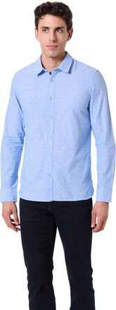 Teddy Smith Herren Ml Karton Klassisches Hemd, Air Blue, M