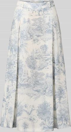 Seductive Midirock im Allover-Look Modell PALMIRA