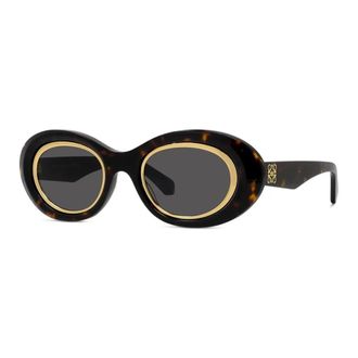 Loewe Anagram Oval Sonnenbrille - - Accessories - Damen - Mehrfarbig - ONE SIZE