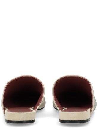 Premiata Rhinestone-Embellished Flat - Beige