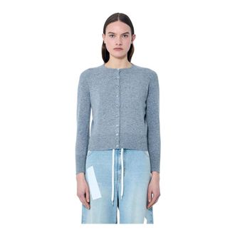 Maison Margiela Damen, Strickwaren, Grau, LGr&ouml;&szlig;e