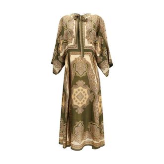 Zimmermann Mahon Tunic Dress - Olive