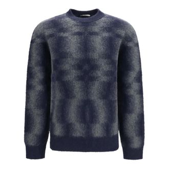PIACENZA 1733 Pullover aus Schurwolle mit Rundhalsausschnitt - - Knitwear - Herren - Blau - M
