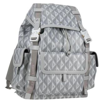 Dior Pre-owned PVC Leder Rucksack - - Pre-owned - Damen - Grau - ONE SIZE