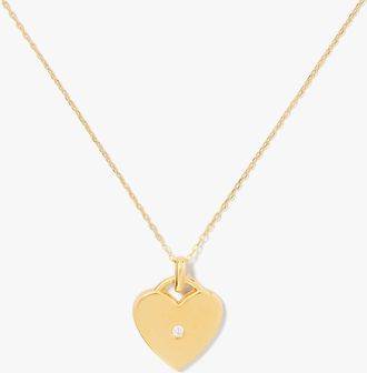 Kate Spade New York Kate Spade Kate Spade Fine Meant To Be Heart Anh&auml;nger f&uuml;r Frauen in Gold