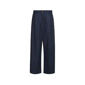 Louise Misha Pantalon droit en laine m&eacute;lang&eacute;e