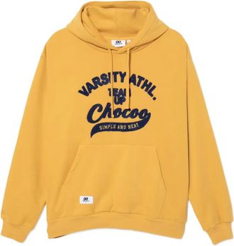 Chocoolate hoodie à logo appliqué - Jaune