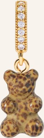Crystal Haze Crystal Haze Anh&auml;nger Cheetah Patterned Bear By Glambou gold