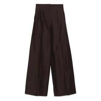 Joseph Casual Seide Baumwolle Braune Hose - - Trousers - Damen - Braun - M