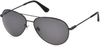 Police Homme SPLL11 Lunettes de Soleil, Matt Gun Metal, 59