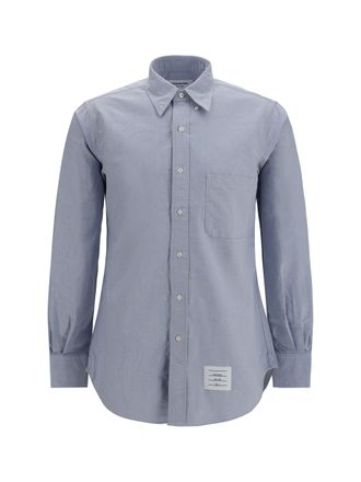 Thom Browne Mens Shirt Cotton Light Blue