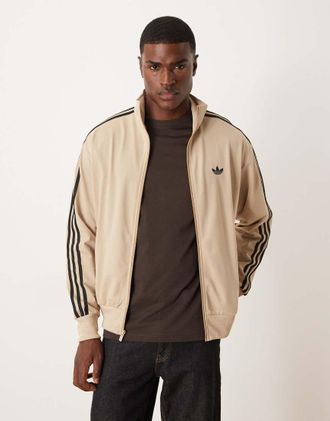adidas Originals Firebird - Haut de surv&ecirc;tement - Taupe-Neutre