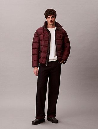 Calvin Klein Doudoune &agrave; col chemin&eacute;e en tissu ind&eacute;chirable