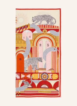 Inou&iuml; Editions Inoui Editions Tuch Taj Mit Seide weiss