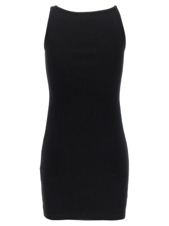 Off-white Womens Black Cotton Short Dress