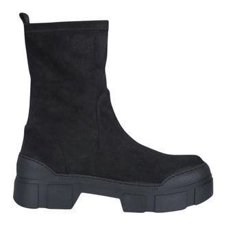 Vic Mati&eacute; Tronchetto in pelle scamosciata - - Shoes - Damen - Schwarzk - 37 1/2 EU
