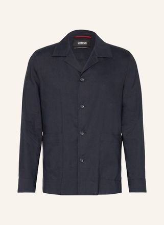 Cinque Cinque Overshirt Cimalte Mit Leinen blau