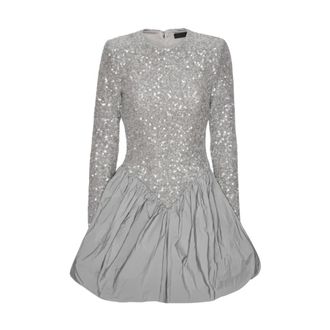 Rotate Pailletten-Minikleid - - Dresses - Damen - Grau - XS