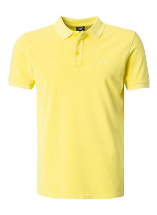 Joop Herren Polo-Shirt gelb Baumwoll-Piqué