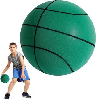 Generic Leiser Basketball-Dribble im Hallenbad | Leises Ballspielzeug, leichtes und sicheres Ballspielzeug f&uuml;r den Innenbereich, sto&szlig;fester Trainingsball f&uuml;r 