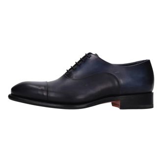 Santoni Homme, Chaussures, Bleu, Taille: 40 1/2 EU Business Chaussures