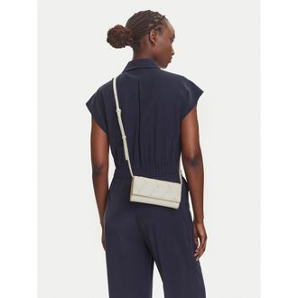 Calvin Klein Handtasche Calvin Klein Ck Woven Convertible Wallet Bag K60K612970 Wei&szlig;