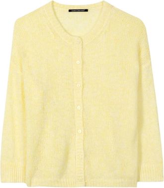 Luisa Cerano Femme, Pulls, Jaune, Taille: 40 FR Vest 0518