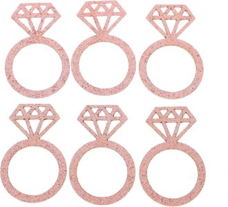 SOLUSTRE 100 St&uuml;ck Papierkonfetti Hohles Diamant Konfetti Ros&eacute;gold Hochzeit Partydeko Hochzeitsfeier Jubil&auml;um Tischdekoration