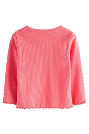 Next Langarmshirt Gerippte Langarmoberteile im 5er-Pack (5-tlg)