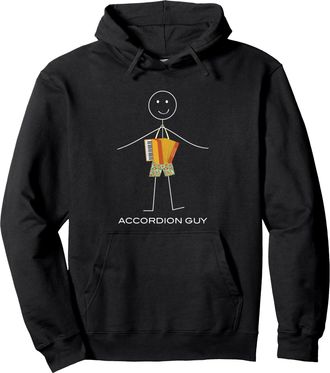 Whyitsme Design Lustiges Herren Akkordeon Guy, Boy Akkordeon Spieler Musiker Pullover Hoodie
