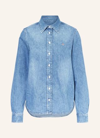 GANT Jeansbluse blau
