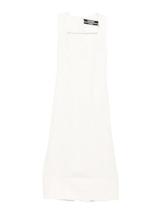 Jacquemus Maxi Robe - Blanc