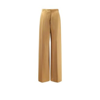 Alysi Femme, Pantalons, Beige, Taille: 42 FR Pantalon Large
