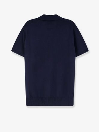 Alpha Studio Mens Polo Shirt Cotton Blue T-shirts And Polos