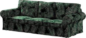 Dekoria Ersatz f&uuml;r Bezug f&uuml;r Ektorp 3-Sitzer Schlafsofa, ALTES Modell Sofahusse passend f&uuml;r Modell Ektorp waldgr&uuml;n