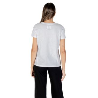 A|X Armani Exchange Logo-Printed Cotton T-Shirt - White