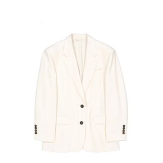 Brunello Cucinelli Blazerjacke - - Jackets - Damen - Wei&szlig; - M