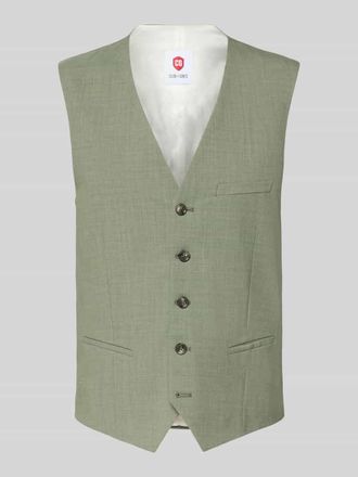 CG - Club of Gents Weste aus Schurwoll-Mix