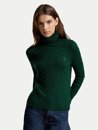 Polo Ralph Lauren Rollkragenpullover 211888686500 Dunkelgr&uuml;n Regular Fit