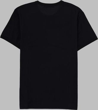 Dolce & Gabbana Cotton with Patch Detail T-Shirt - Black