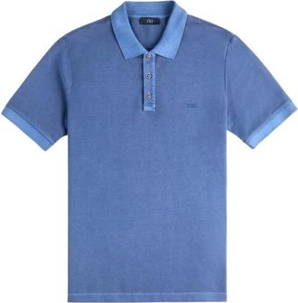 Fay Homme, Tops, Bleu, Taille: 2XL Polo Piquet