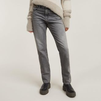 G-Star Viktoria High Straight Jeans - Grau - Damen