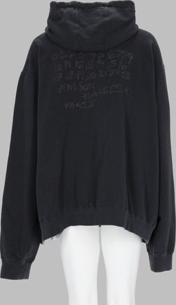 Maison Margiela Cotton Oversized Sweatshirt - Black