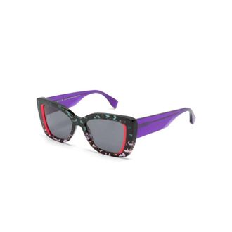 Face &agrave; Face Braune Sonnenbrille f&uuml;r den t&auml;glichen Gebrauch - - Accessories - Damen - Mehrfarbig - 52 MM