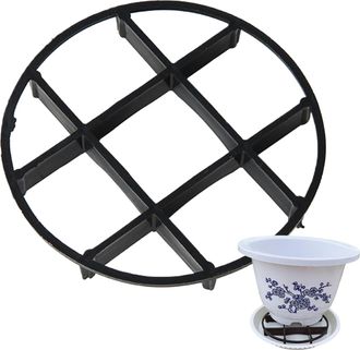 Generic Abtropfgestell f&uuml;r Blument&ouml;pfe - Nivellierpad, Heberahmen, Vasenhalter | Bodenentw&auml;sserungsdesign, H&ouml;henerh&ouml;hungsunterst&uuml;tzung f&uuml;r Pflanzenwurzelschut