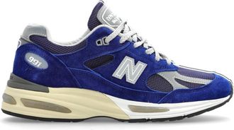 New Balance Femme, Sport, Bleu, Taille: 41 1/2 EU 991v2 Baskets